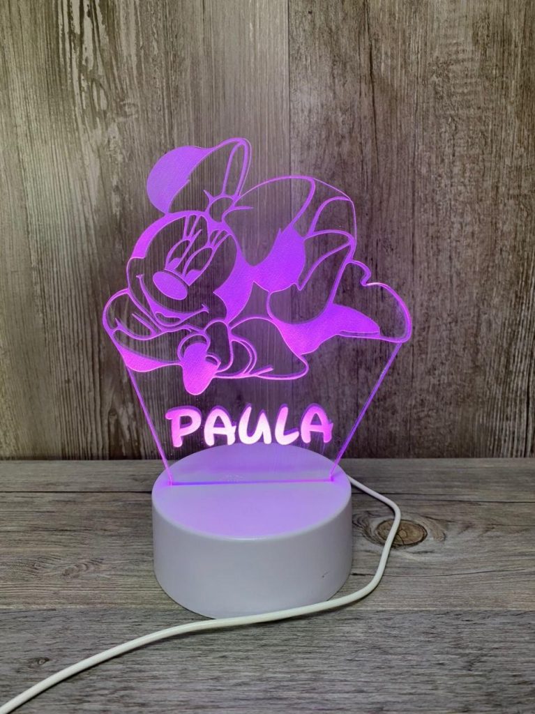 Lampe led Minnie Mouse - ChariCadeau